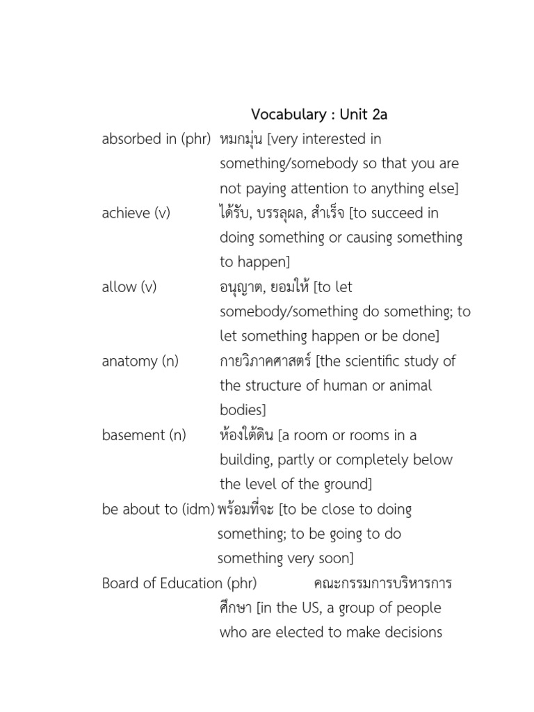Vocabulary Unit 2 A | PDF | Telegraphy | Radio