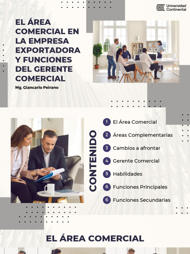 Tema 2 - El Área Comercial en La Empresa Exportadora. Funciones Del ...