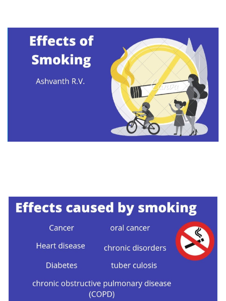 Effects of Smoking | PDF