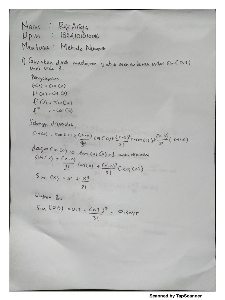 Rifi Ariga Metode Numerik Pdf