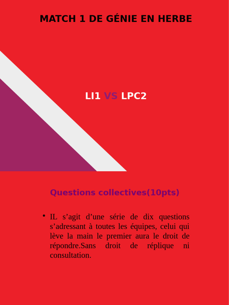 Genie en Herbe | PDF