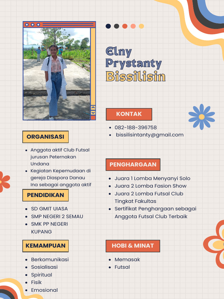 Profil Pendidikan dan Prestasi Elny | PDF