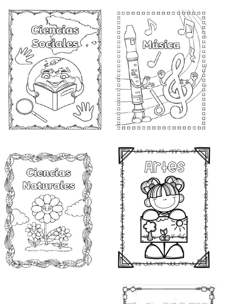 Portadas De Cuaderno Pdf