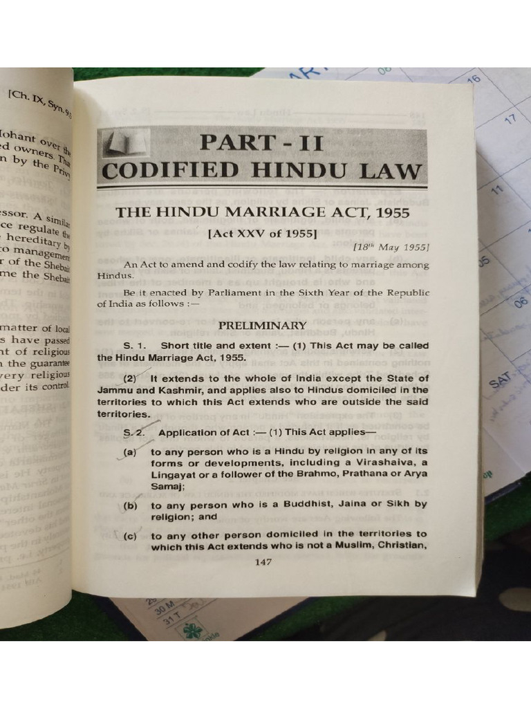 Codified Hindu Law | PDF