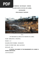 Full Leopold Matrix | PDF | Environmental Impact Assessment | Soil