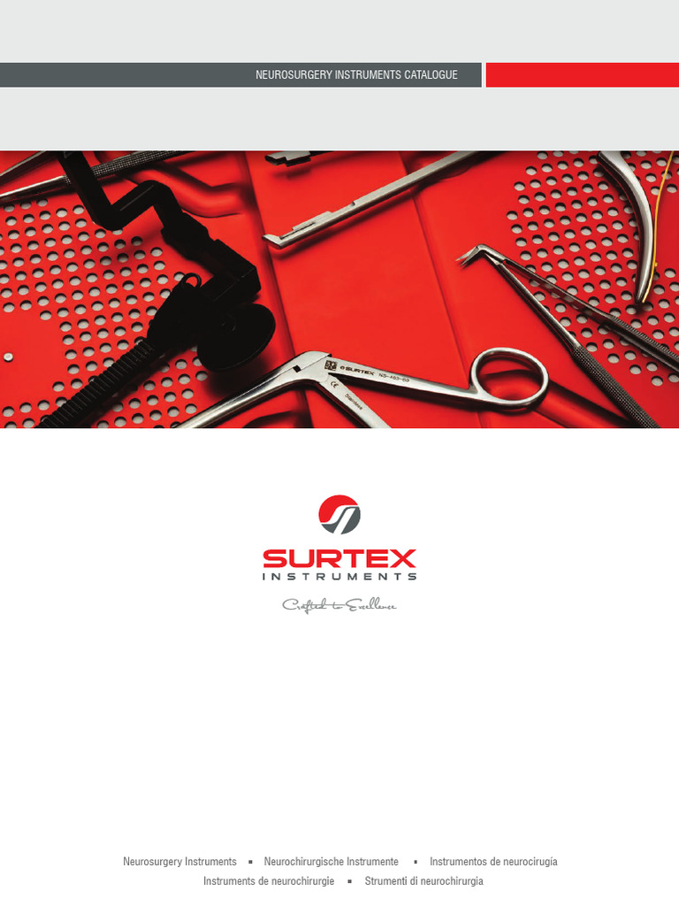 Surtex Neurosurgery Instruments Catalogue 3 | PDF | Nervous System | Tools