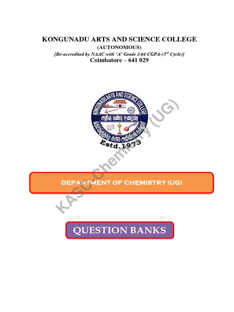 QB Che (Ug) | PDF | Gases | Atomic Orbital