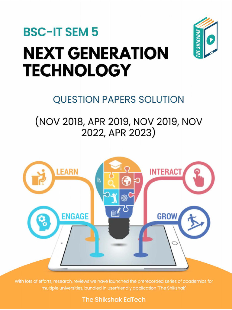 The Shikshak Tyit Sem 5 Next Generation Technology Question Papers ...
