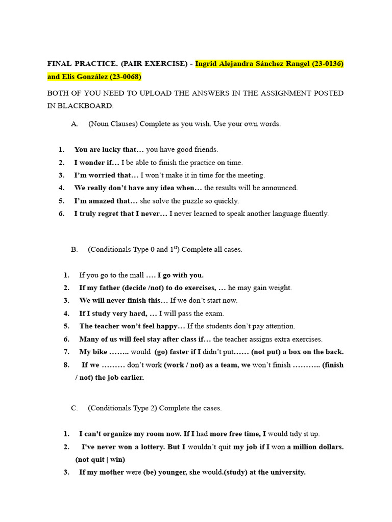 Final Practice | PDF