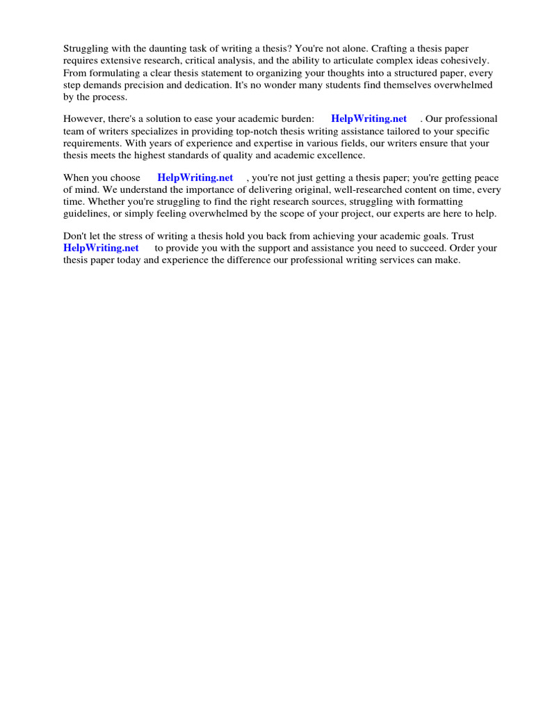 Sample Apa Paper With Thesis Statement | PDF | Thesis | Apa Style