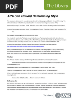 APA Referencing Abbreviations Guide | PDF