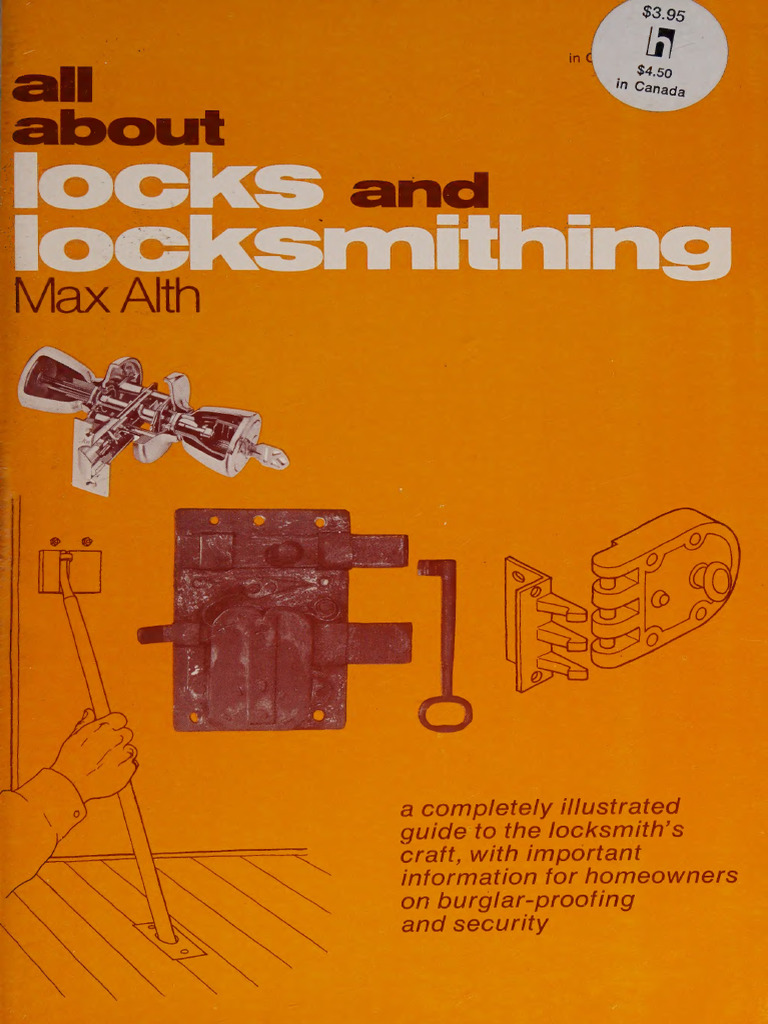 All About Locks and Locksmithing Max Alth 1972 (2) | PDF