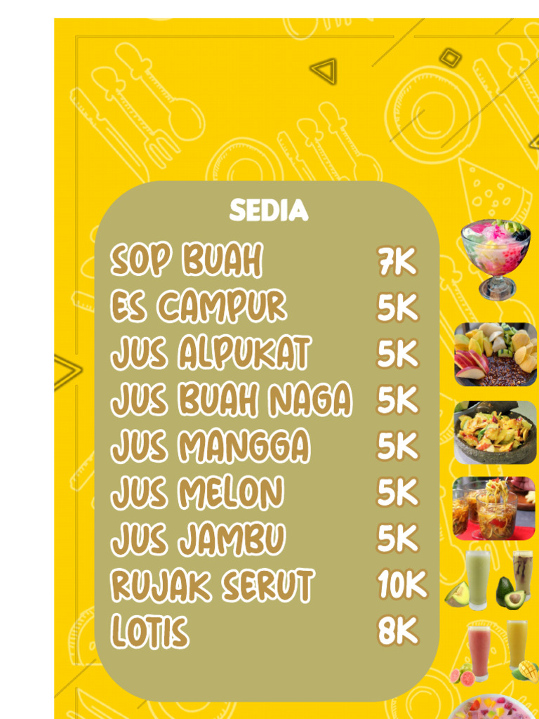 MENU ES SR F4_104053 | PDF