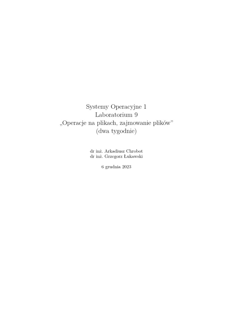 So1 Laboratorium 9 | PDF