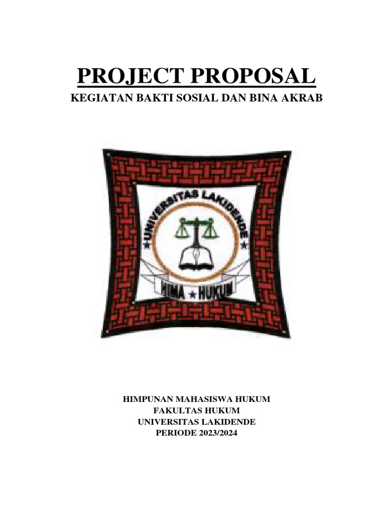 PROJECT PROPOSAL Baksos | PDF