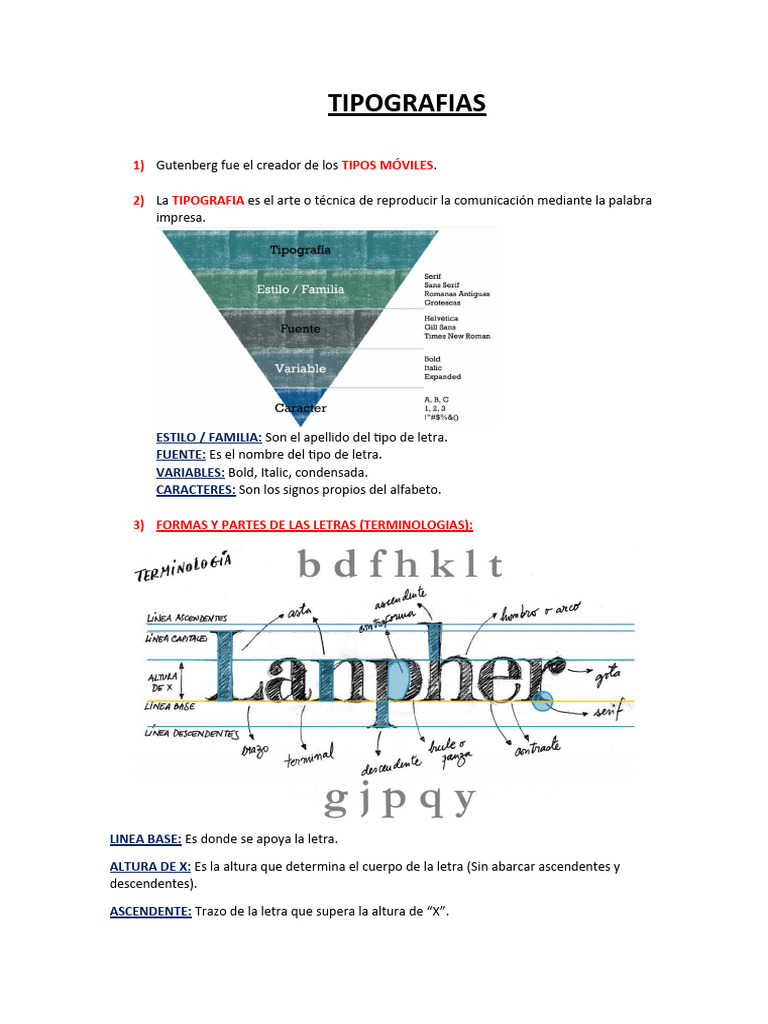 UNIDAD 5 - TIPOGRAFÍA | PDF | Tipografía | Serif