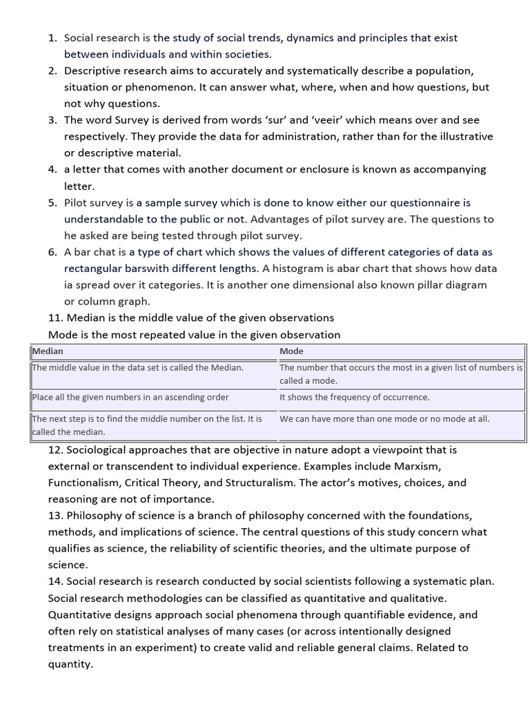So 03 | PDF | Social Research | Survey Methodology
