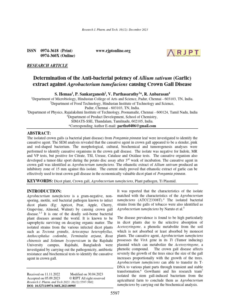 RJPT - 16 - 12 - 2023 | PDF | Microbiology