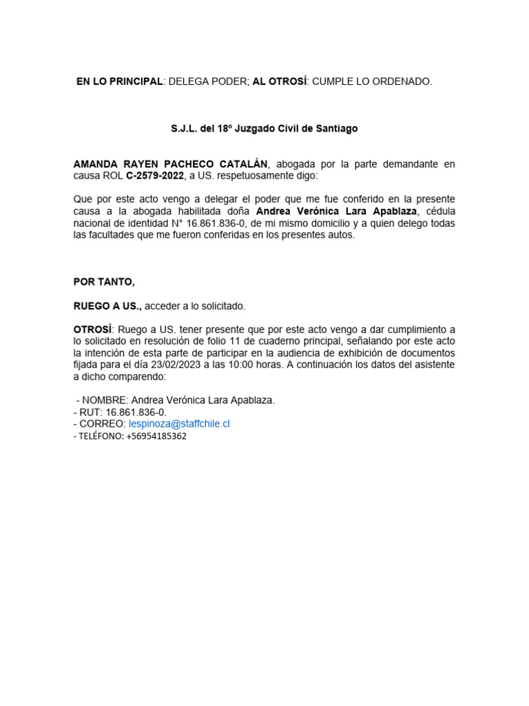 Delega Poder | PDF | Derecho | Política