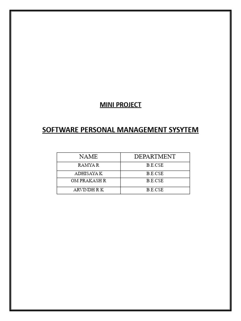 Mini Project | Download Free PDF | Databases | Operating System