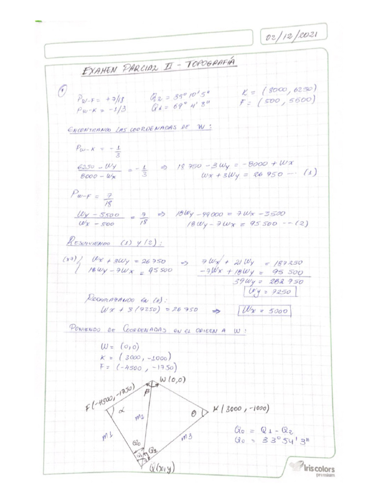 2do Parcial - TOPO II-Nota 13 | PDF
