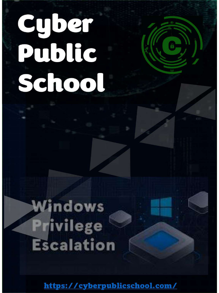 Windows Privilege Escalation | PDF