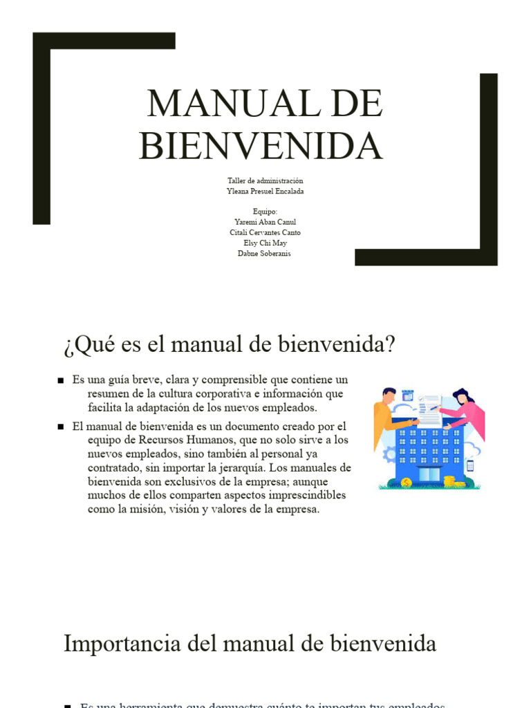 Manual de Bienvenida | PDF | Business | Gestión de recursos humanos