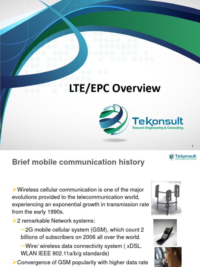 01 - TK420 - LTE EPC Introduction | PDF | Lte (Telecommunication) | Telecommunications Engineering