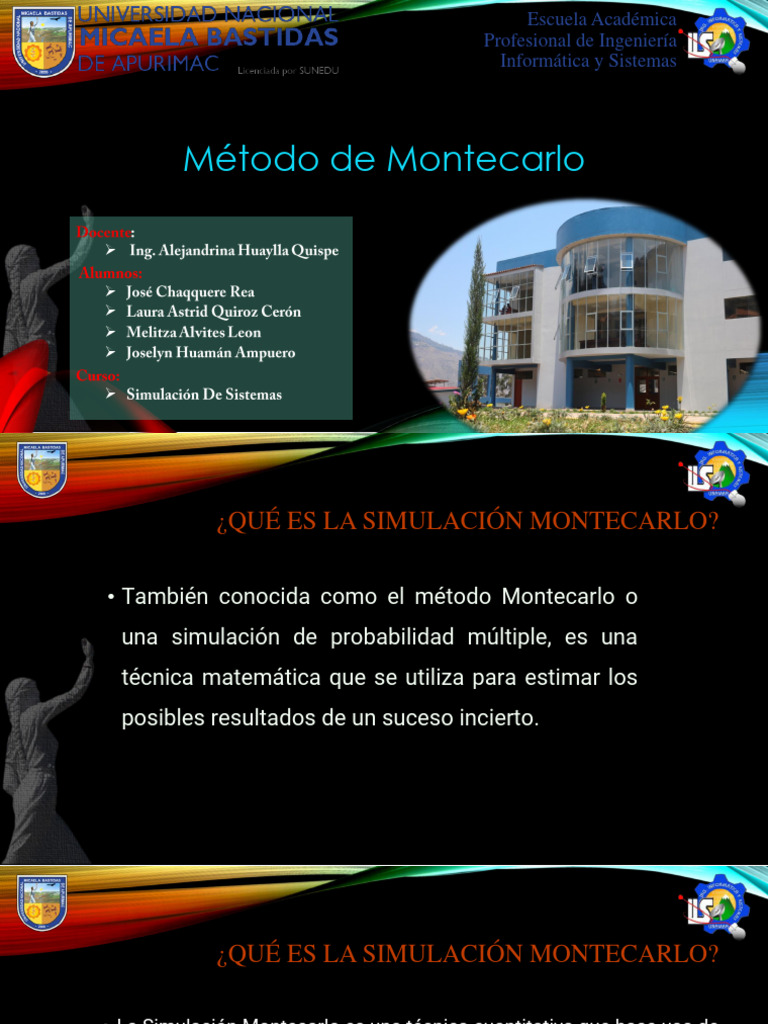 Método de Montecarlo | PDF | Método Monte Carlo | Simulación