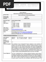 NSU BBA Course List | PDF | Economics | Business