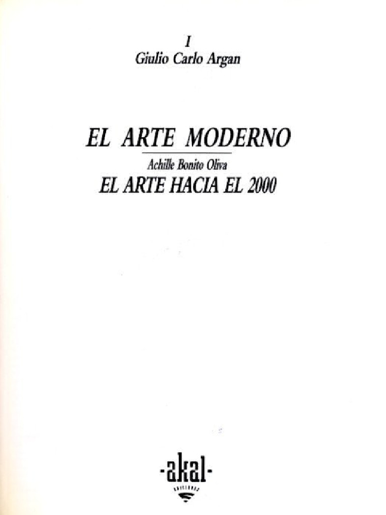 Constelacion de La Transvanguardia Achile Bonito Oliva | PDF