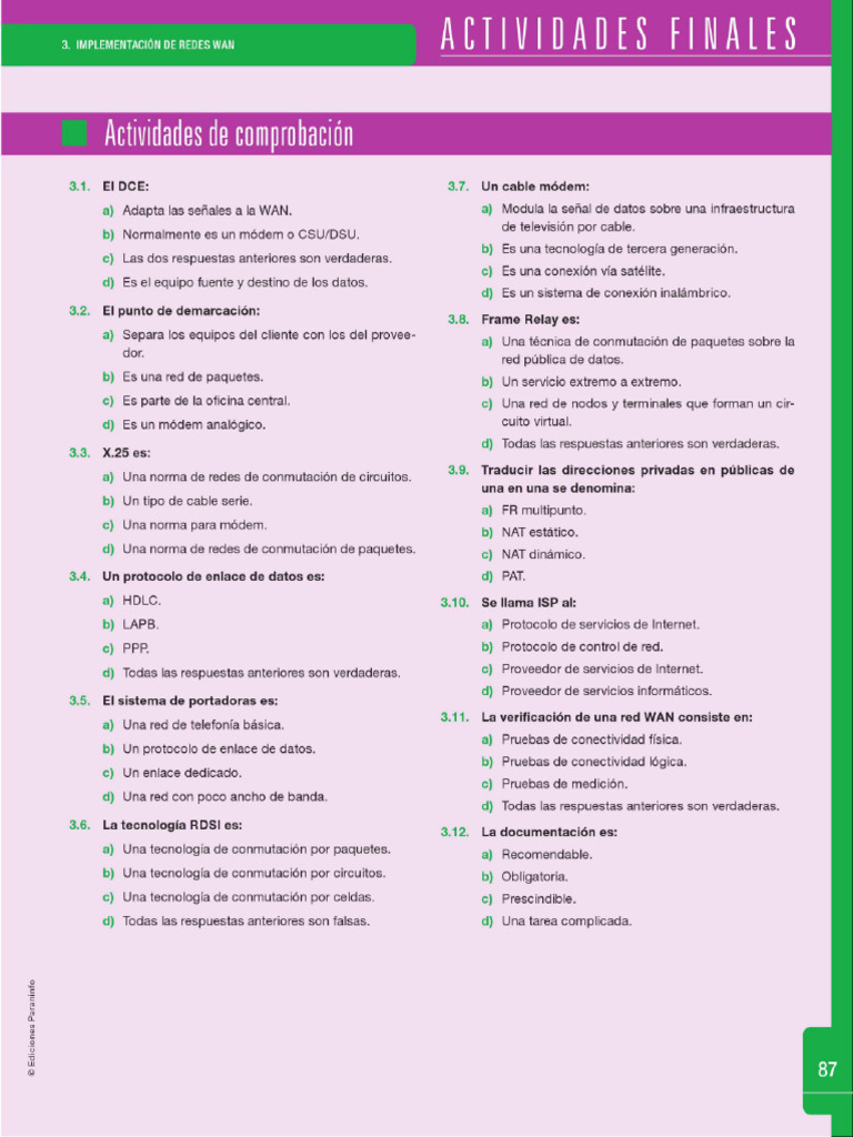 Implementación y Verificación de Redes WAN | PDF | Red de área amplia ...