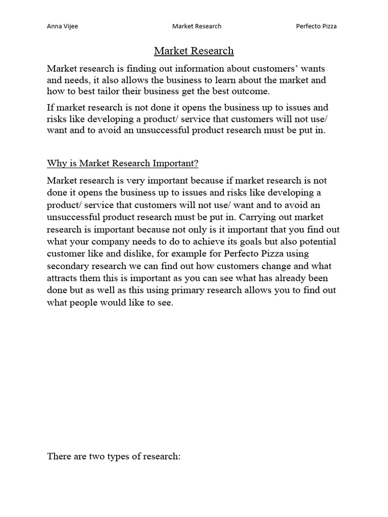 Market Research | PDF | Marketing Research | Information