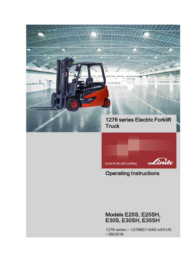 1276 Operator Manual 12768011540 rv03US 09-2016 | PDF | Truck | Hazards