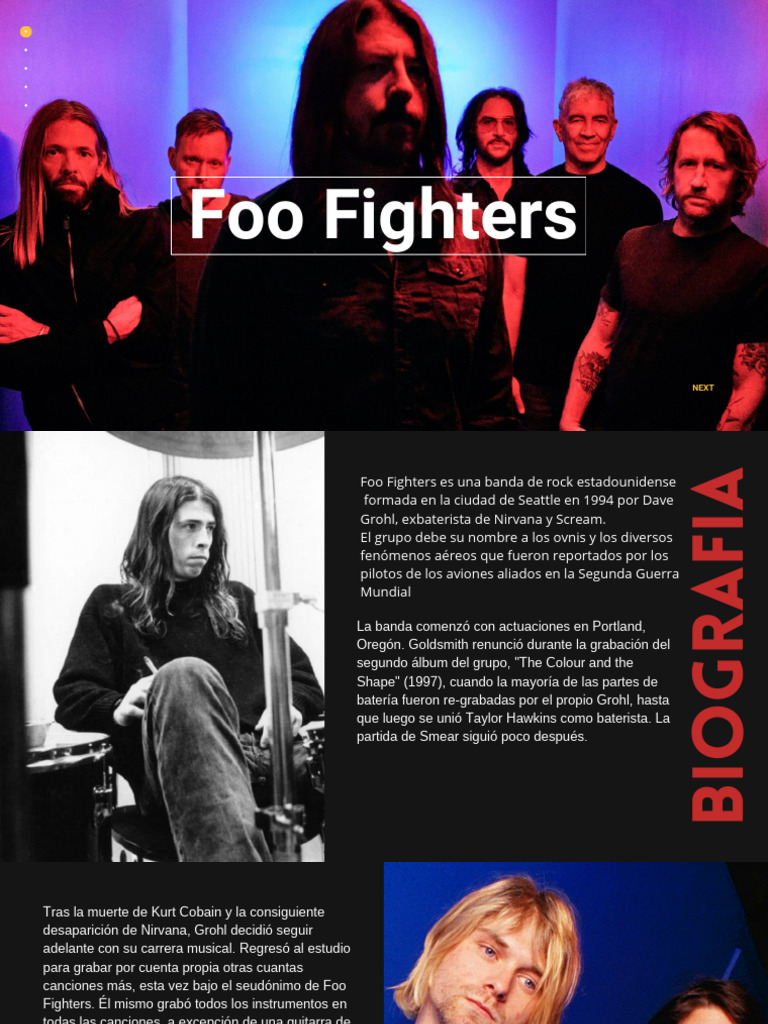 Historia y Discografía de Foo Fighters | PDF | Deportes y actividades ...