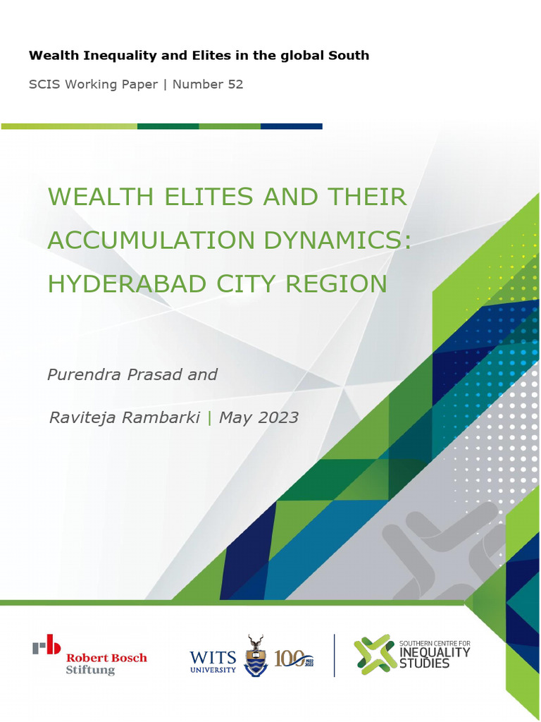 Working Paper - Wealth Accumulation Elite Strategies in Hyderabad City ...