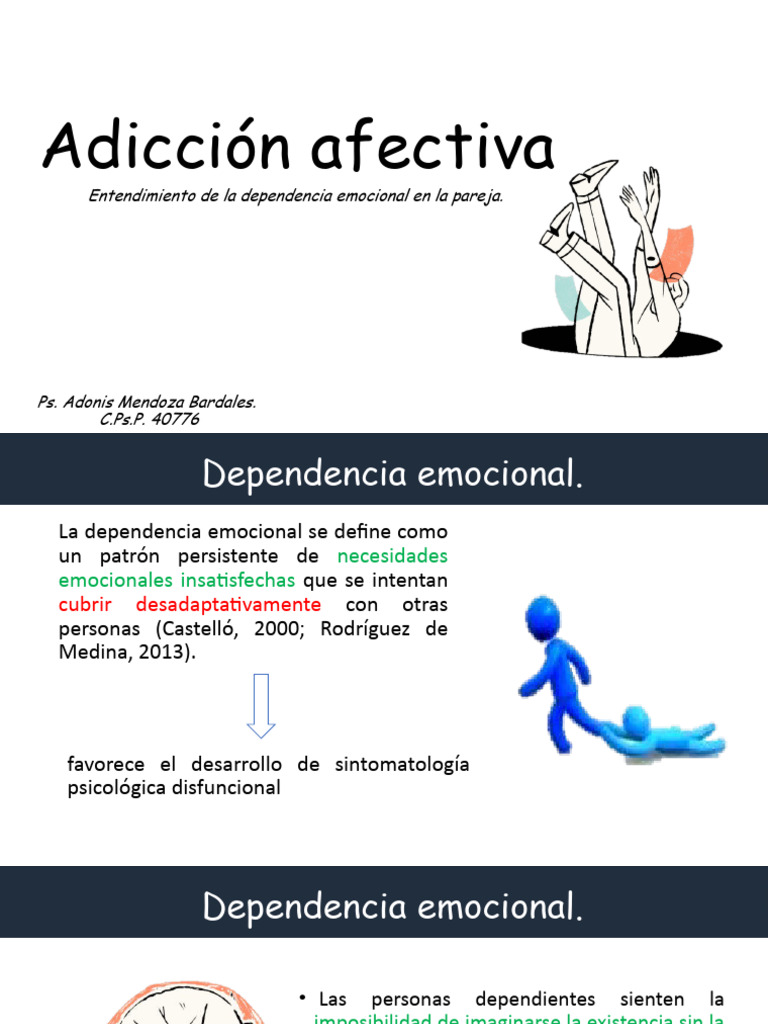 Dependencia Emocional | PDF | La dependencia de sustancias | Las emociones