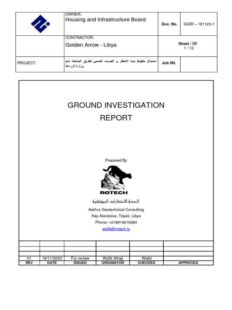 Final Géotechniques Report | PDF | Geotechnical Engineering | Solid ...