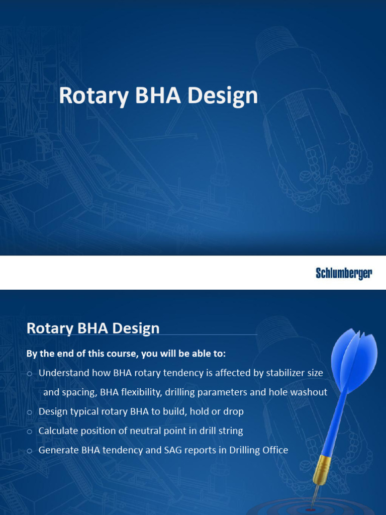 Rotary BHA Design1 | PDF | Mechanics | Applied And Interdisciplinary ...