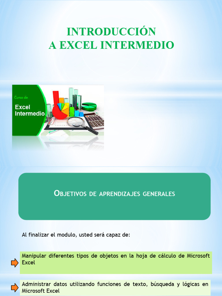 Introduccion A Excel | PDF | Microsoft Excel | Programación de computadoras
