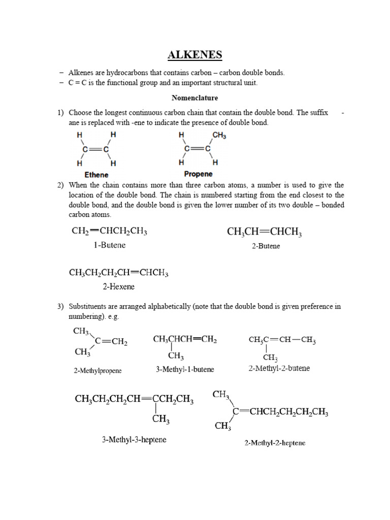 Chapter Three Chem 130-1 | PDF | Alkene | Polymerization