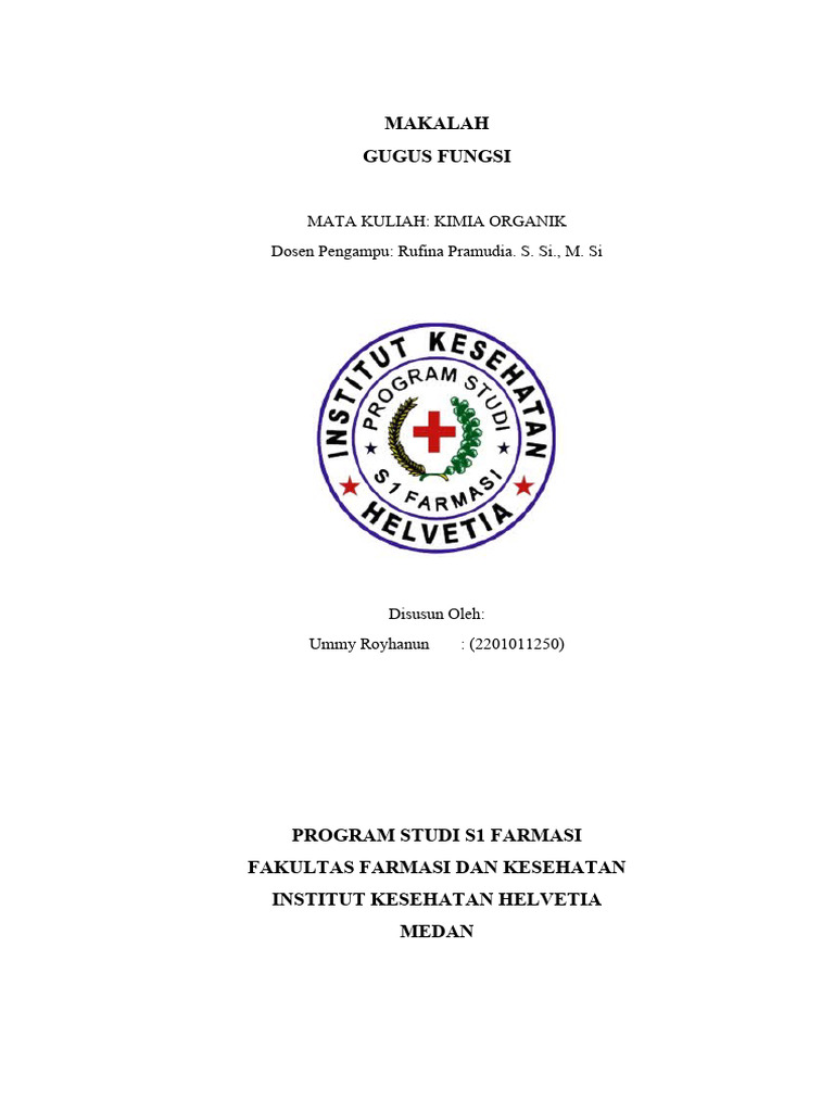 Makalah Gugus Fungsi | PDF