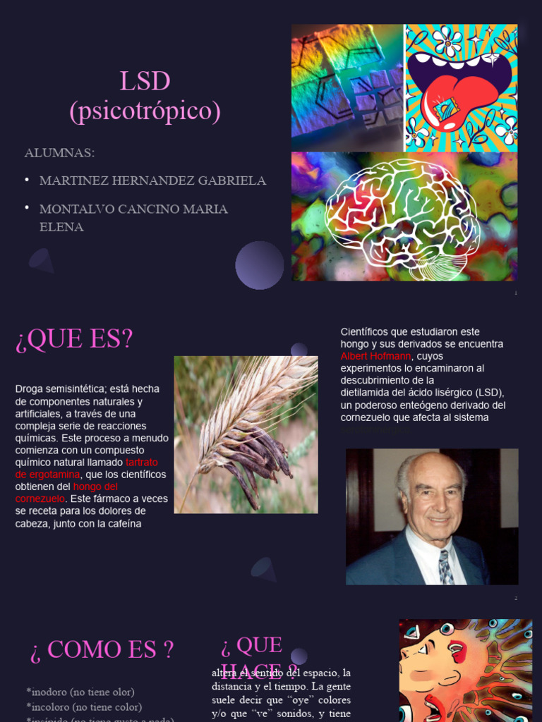 LSD Presentacion Expo Completa | PDF | Salud y bienestar