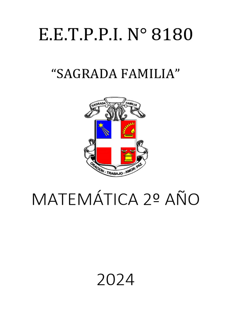 Matem-Tica 2 - A-O 2024 | PDF | Intervalo (Matemáticas) | Conjunto (Matemáticas)