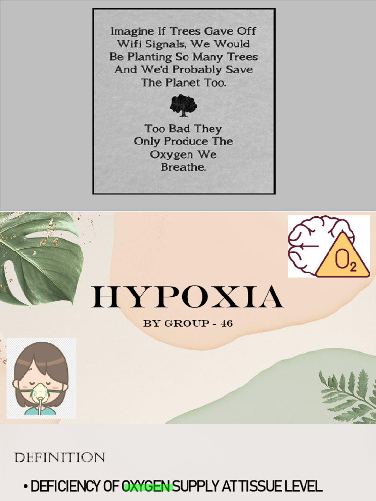 Types and Causes of Hypoxia | PDF | Hypoxia (Medical) | Clinical Medicine