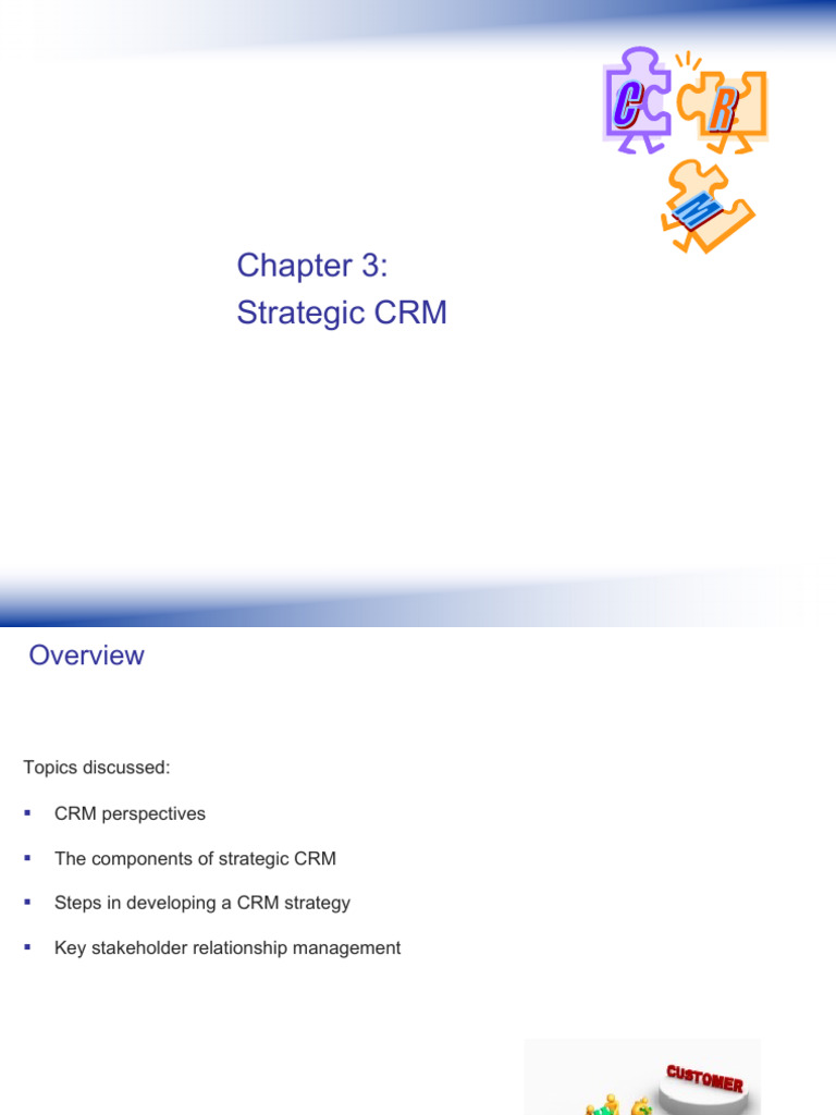 CRM Chapter 3 | Download Free PDF | Customer Relationship Management | Strategic Management