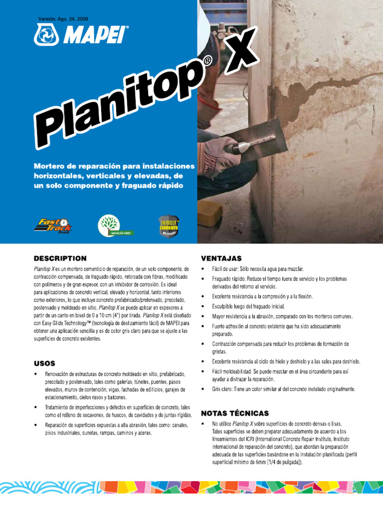 Planitop X | PDF