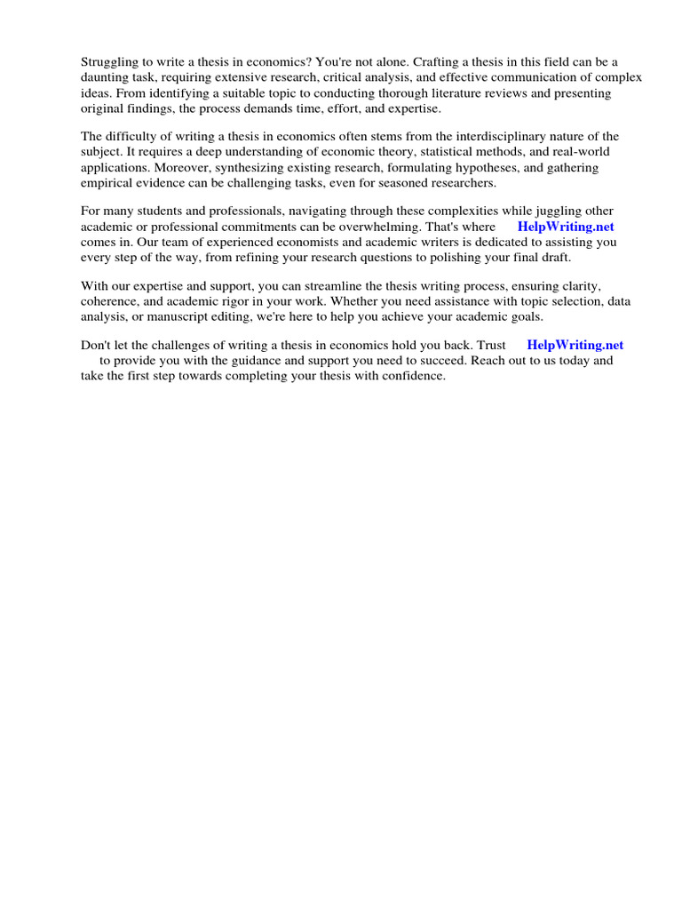 Economics Thesis Ideas | PDF | Economics | Economies