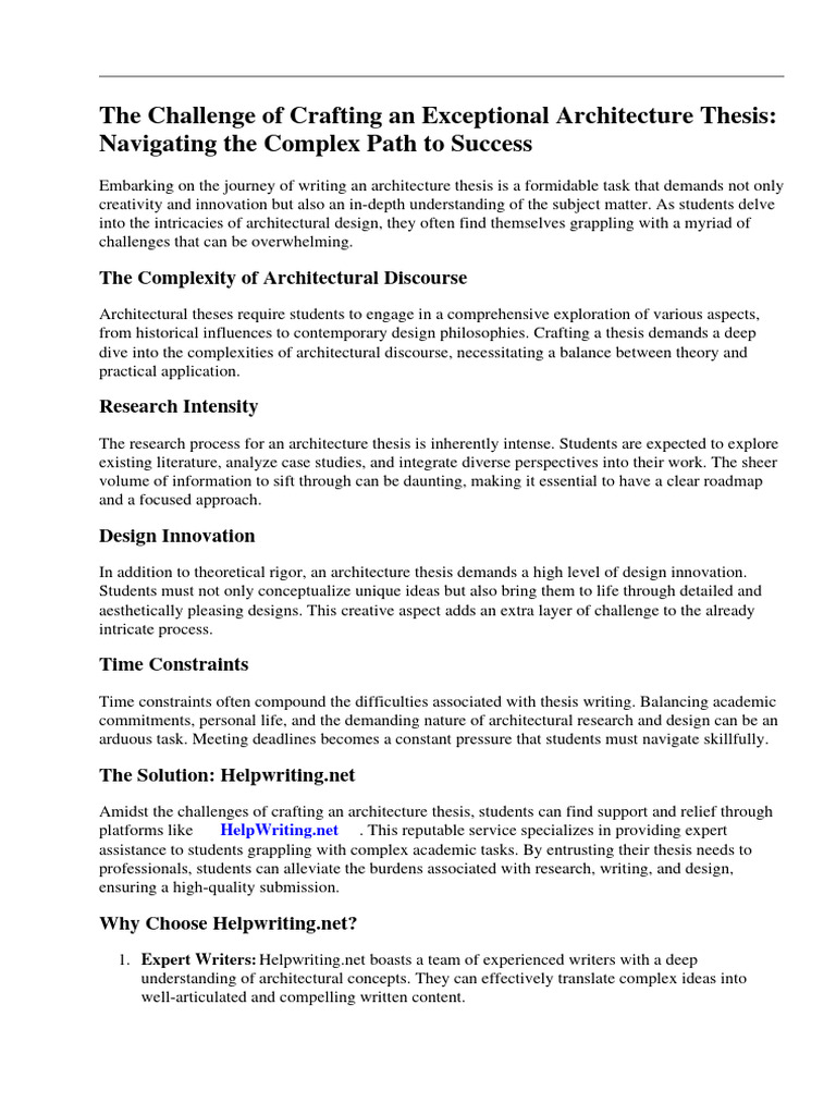 Architecture Thesis Awards India | PDF | Thesis | Design