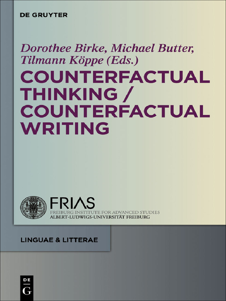 Counterfactual Thinking, Counterfactual Writing (PDFDrive) | PDF